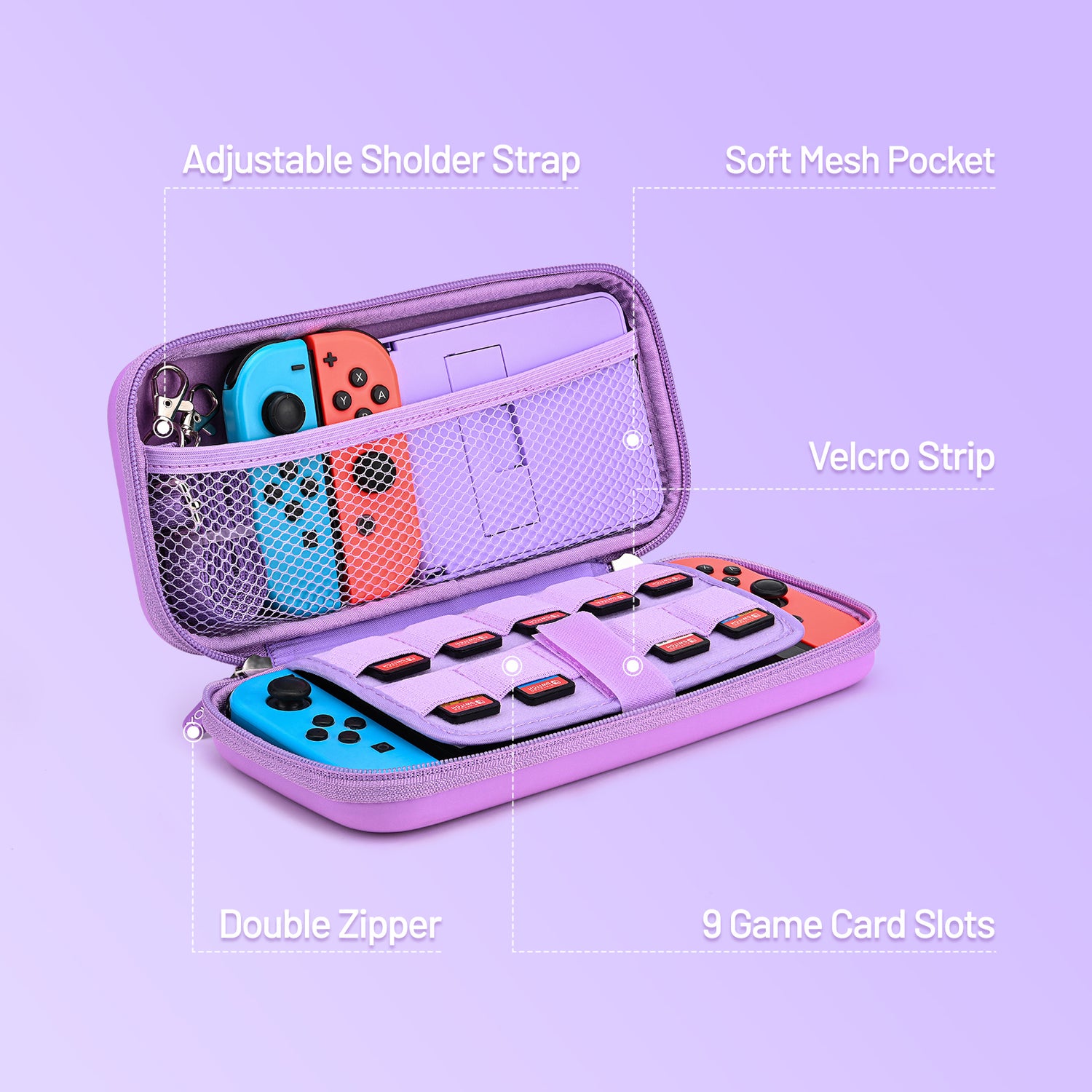Younik DIY Switch Protective Case, Switch Slim Case for Kids