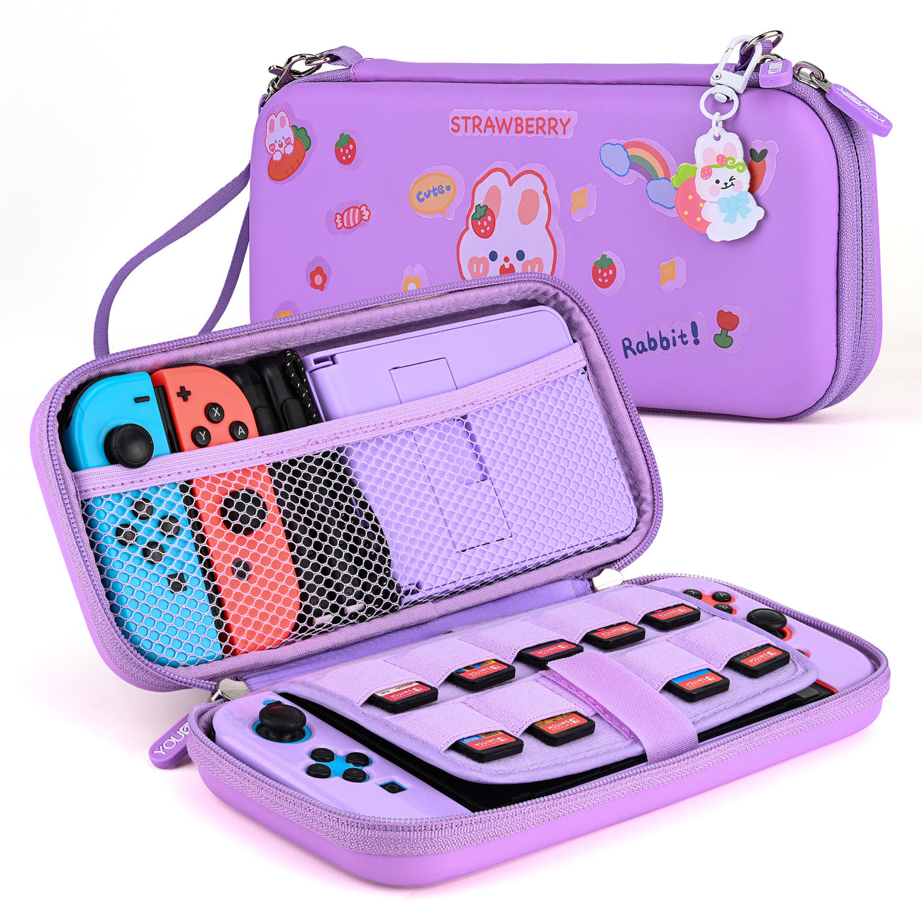 Younik Cute Nintendo Switch Case, Switch Carrying Case for Kids